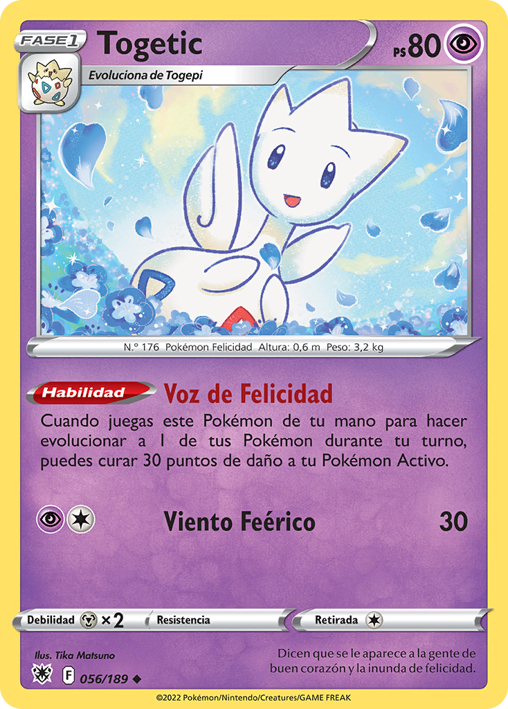 Togetic (Resplandor Astral TCG) - WikiDex, la enciclopedia Pokémon