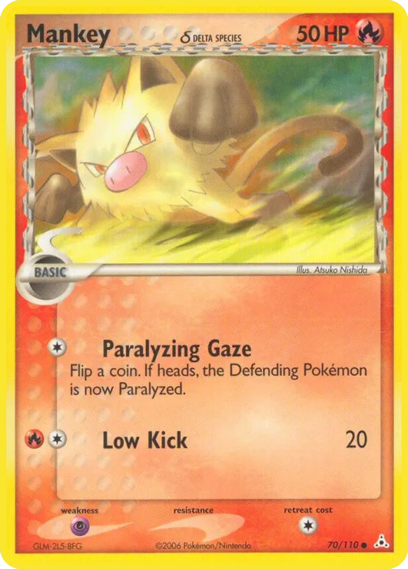 Mankey δ (Holon Phantoms TCG) - WikiDex, la enciclopedia Pokémon