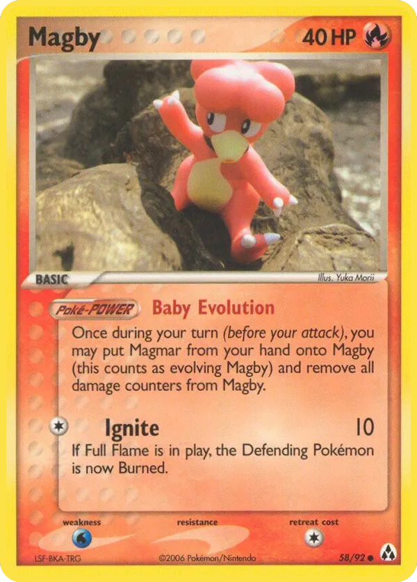 Magby (Legend Maker TCG) - WikiDex, la enciclopedia Pokémon