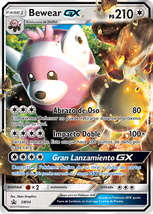Bewear-GX (SM Promo 34 TCG) - WikiDex, la enciclopedia Pokémon