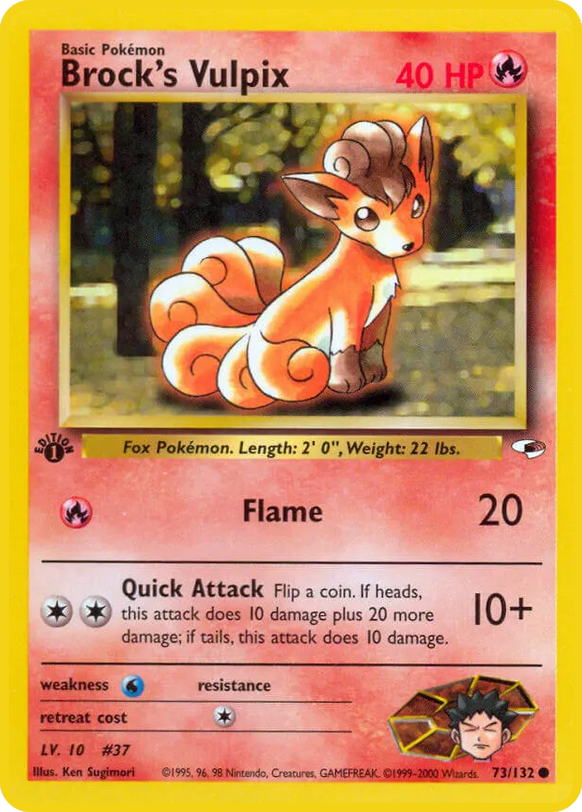 Brock's Vulpix (Gym Heroes TCG) - WikiDex, la enciclopedia Pokémon