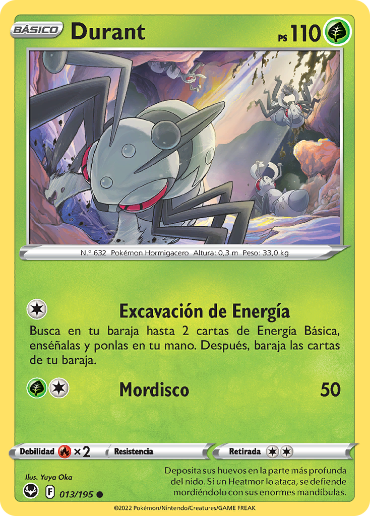 Durant (Tempestad Plateada TCG) - WikiDex, la enciclopedia Pokémon