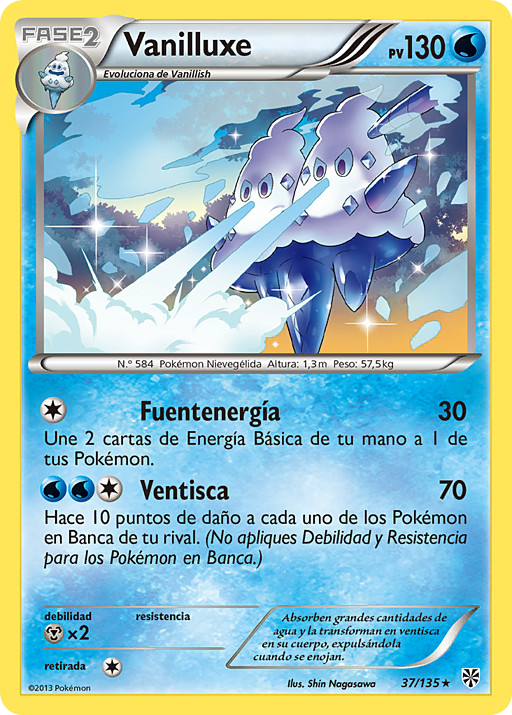 Vanilluxe (Tormenta Plasma TCG) - WikiDex, la enciclopedia Pokémon