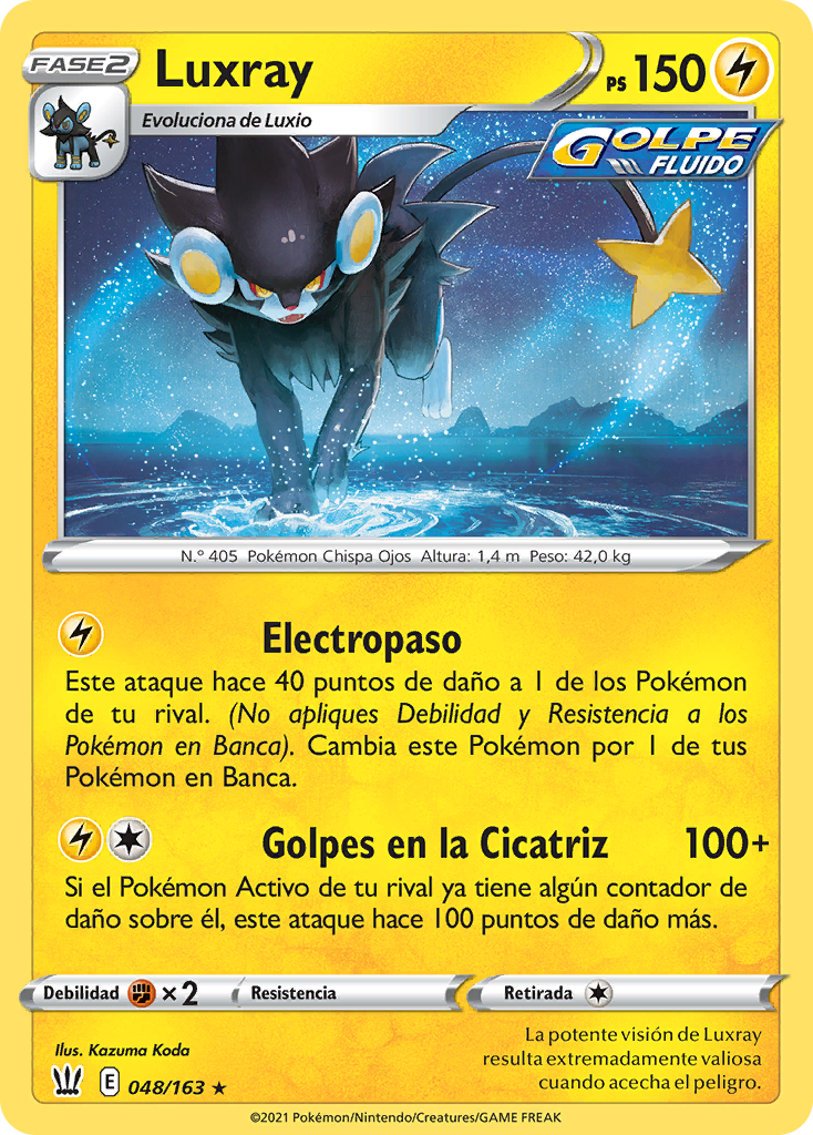 Luxray (Estilos de Combate TCG) - WikiDex, la enciclopedia Pokémon