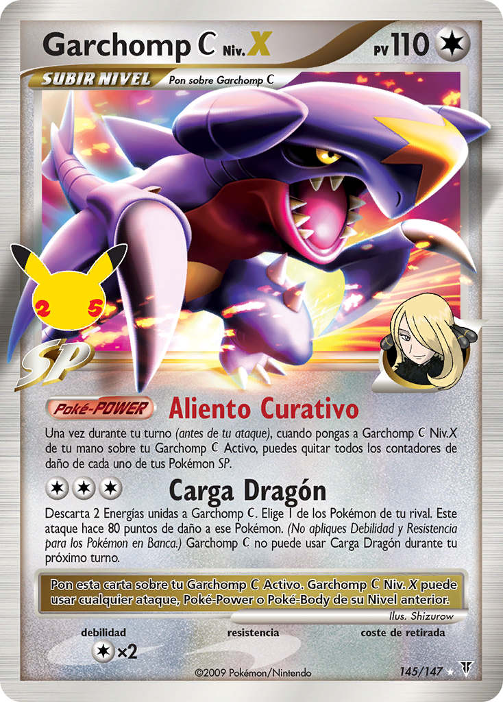 Garchomp C Niv.X (Supreme Victors TCG) - WikiDex, la enciclopedia Pokémon