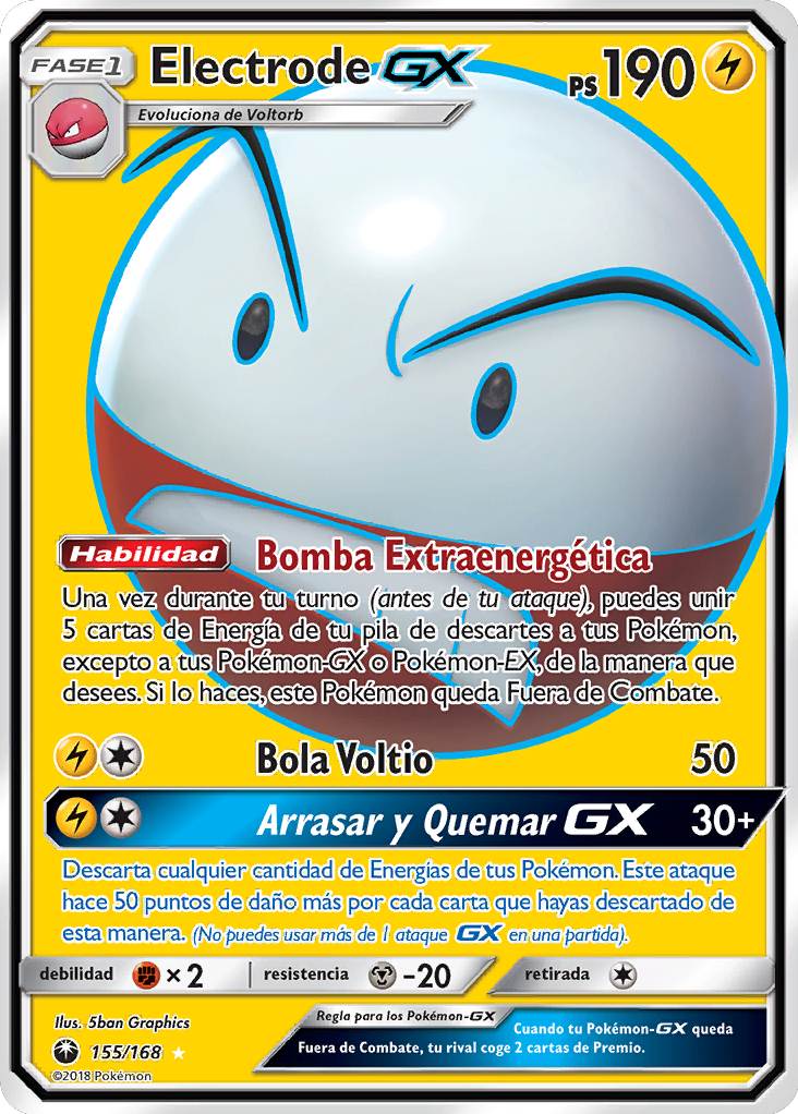 Electrode-GX (Tormenta Celestial TCG) - WikiDex, la enciclopedia Pokémon