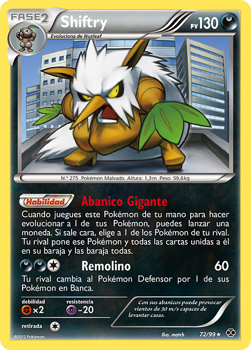 Shiftry (Próximos Destinos TCG) - WikiDex, la enciclopedia Pokémon