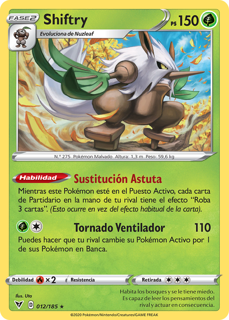 Shiftry (Voltaje Vívido TCG) - WikiDex, la enciclopedia Pokémon