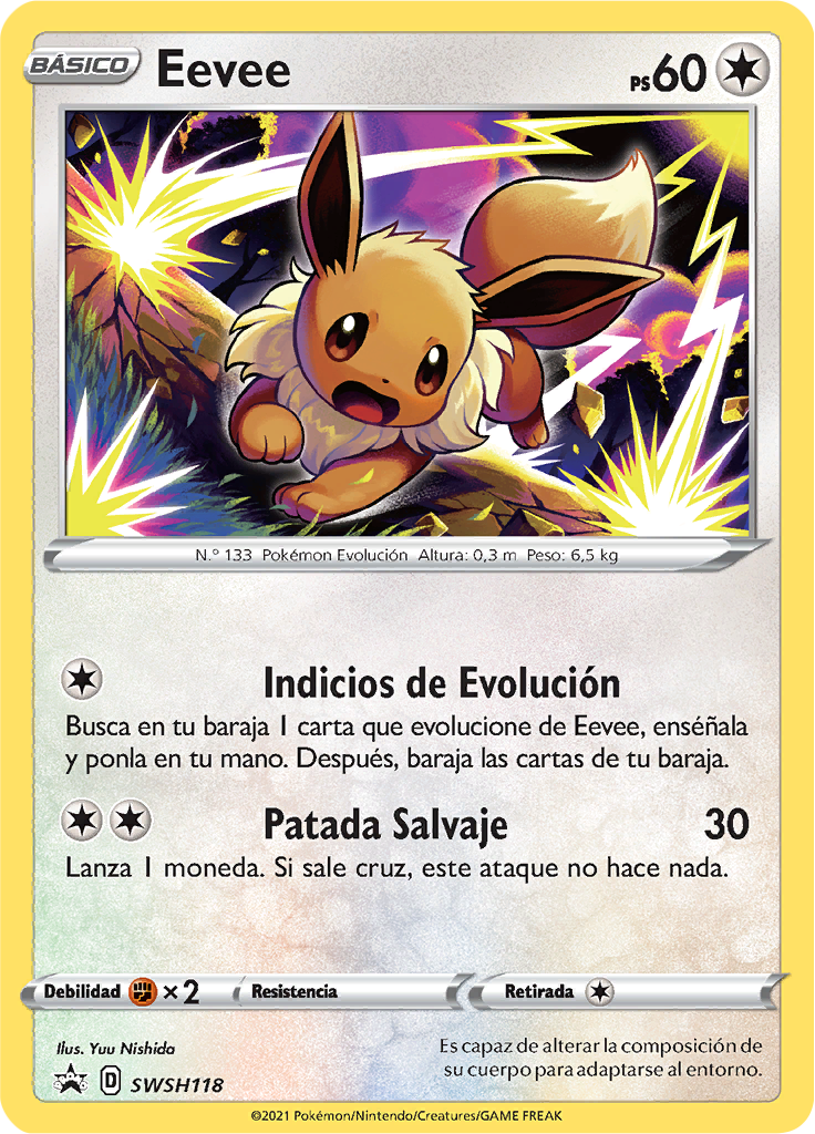 Archivo:Eevee (SWSH Promo 118 TCG).png - WikiDex, la enciclopedia Pokémon