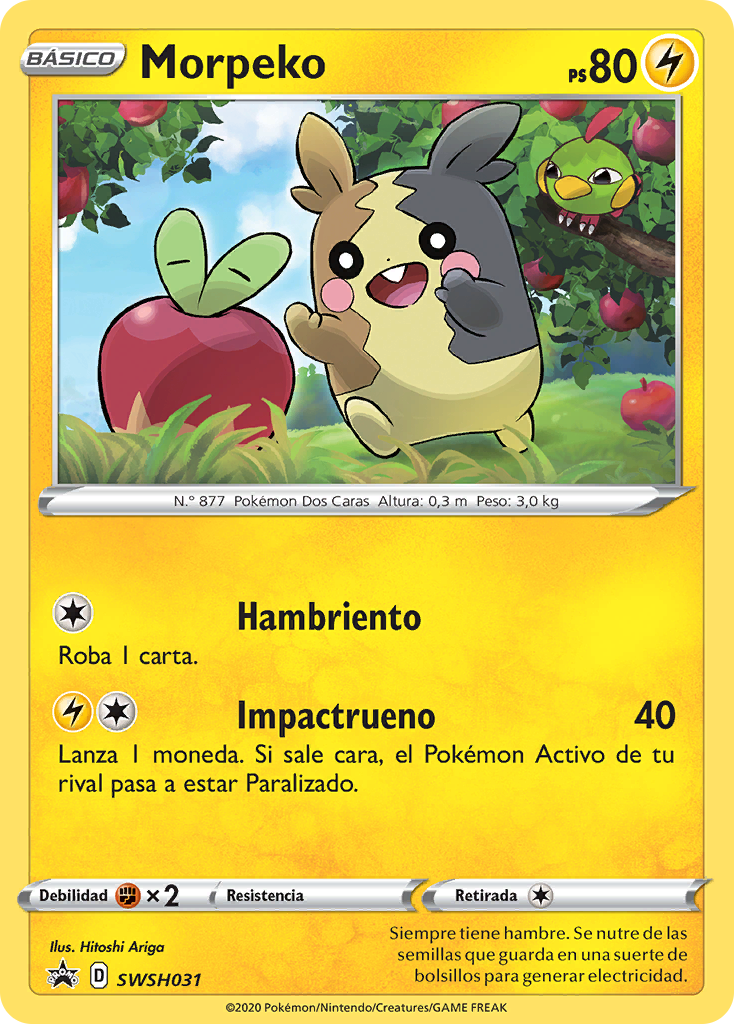 Morpeko (SWSH Promo 31 TCG) - WikiDex, la enciclopedia Pokémon
