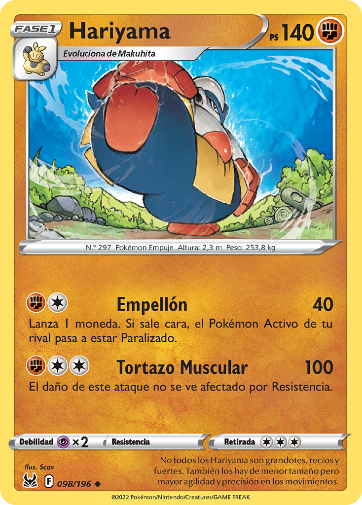 Hariyama (Origen Perdido TCG) - WikiDex, la enciclopedia Pokémon