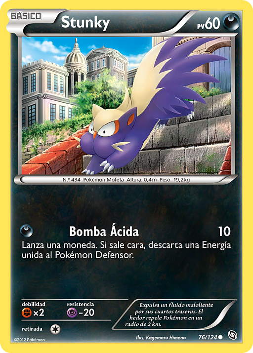 Stunky (Dragones Majestuosos TCG) - WikiDex, la enciclopedia Pokémon
