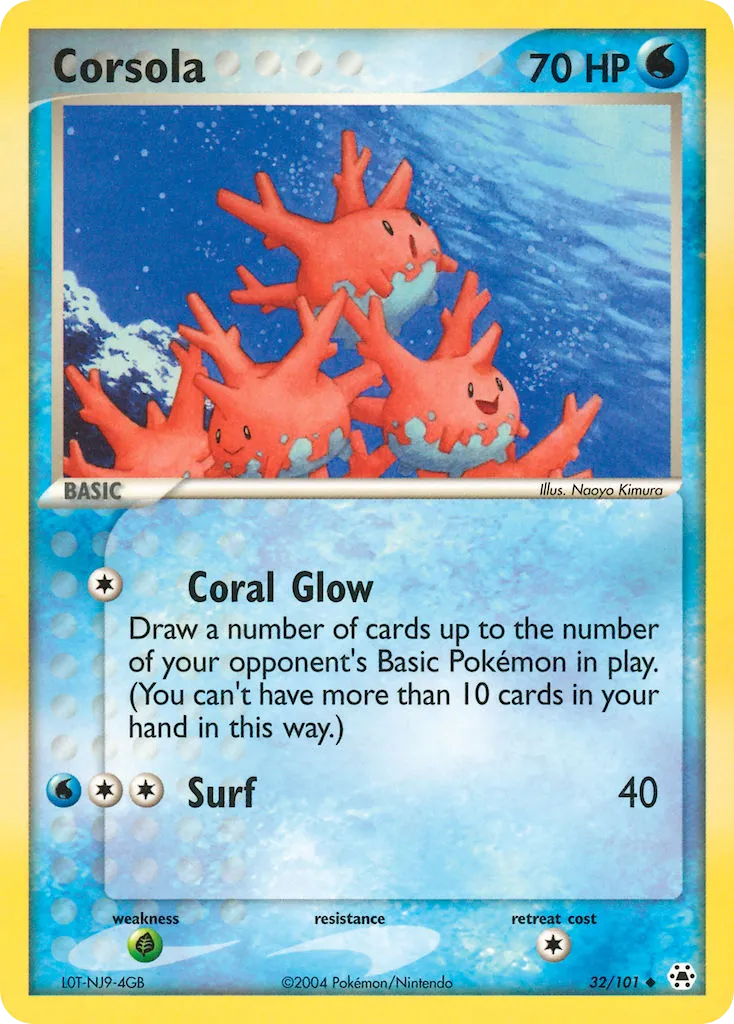 Corsola (Hidden Legends TCG) - WikiDex, la enciclopedia Pokémon