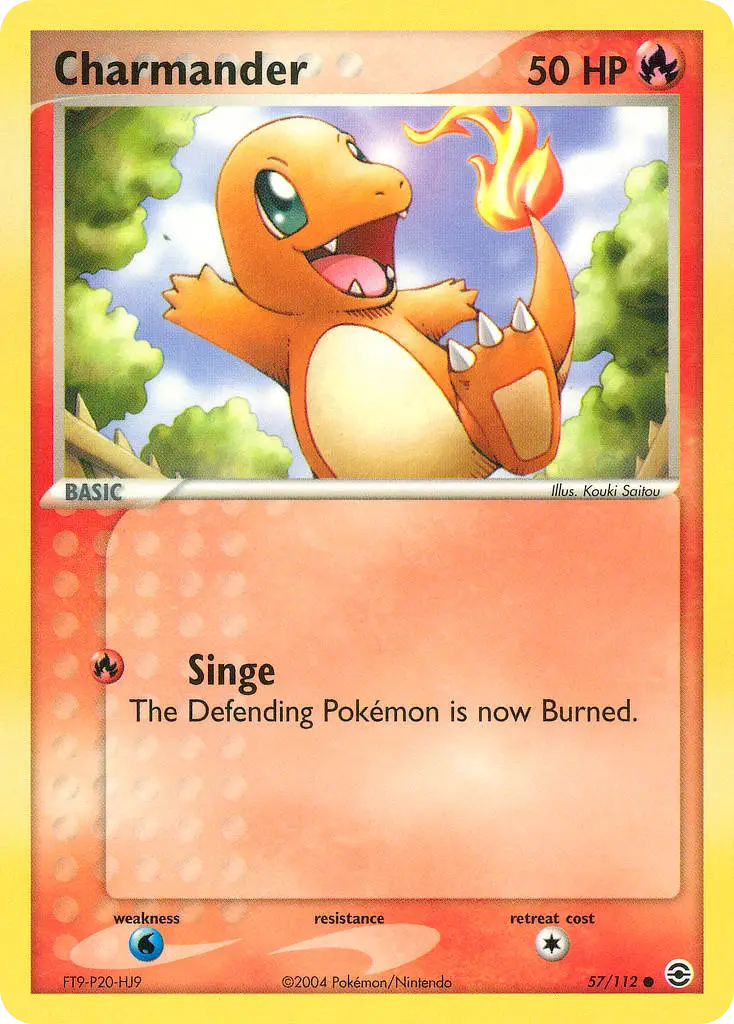Charmander (FireRed & LeafGreen 57 TCG) - WikiDex, la enciclopedia Pokémon