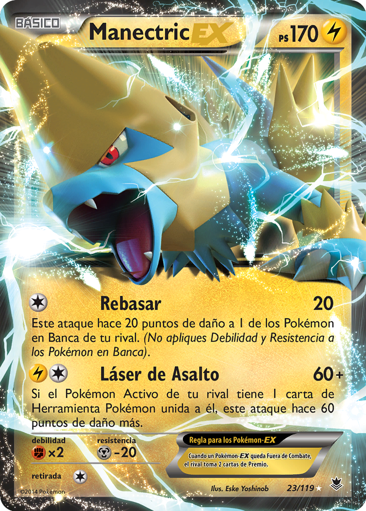 Manectric-EX (Fuerzas Fantasmales TCG) - WikiDex, la enciclopedia Pokémon