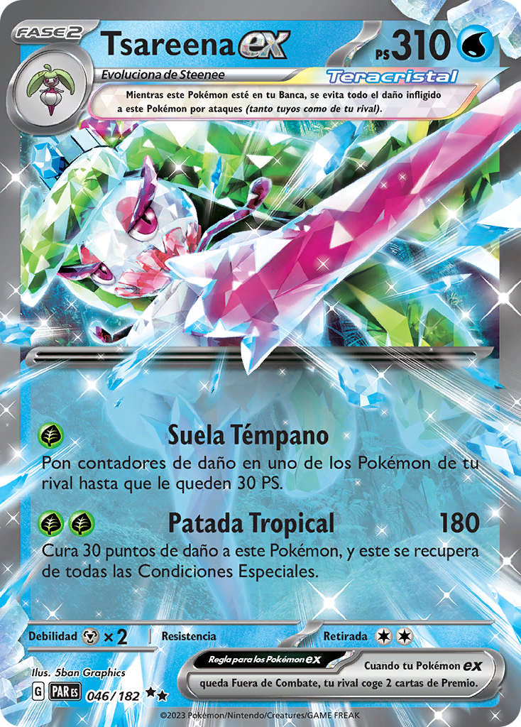 Tsareena ex (Brecha Paradójica TCG) - WikiDex, la enciclopedia Pokémon