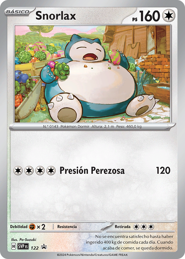 Snorlax (SV Promo 122 TCG) - WikiDex, la enciclopedia Pokémon