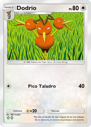 Dodrio (Genes Formidables TCG Pocket) - WikiDex, la enciclopedia Pokémon