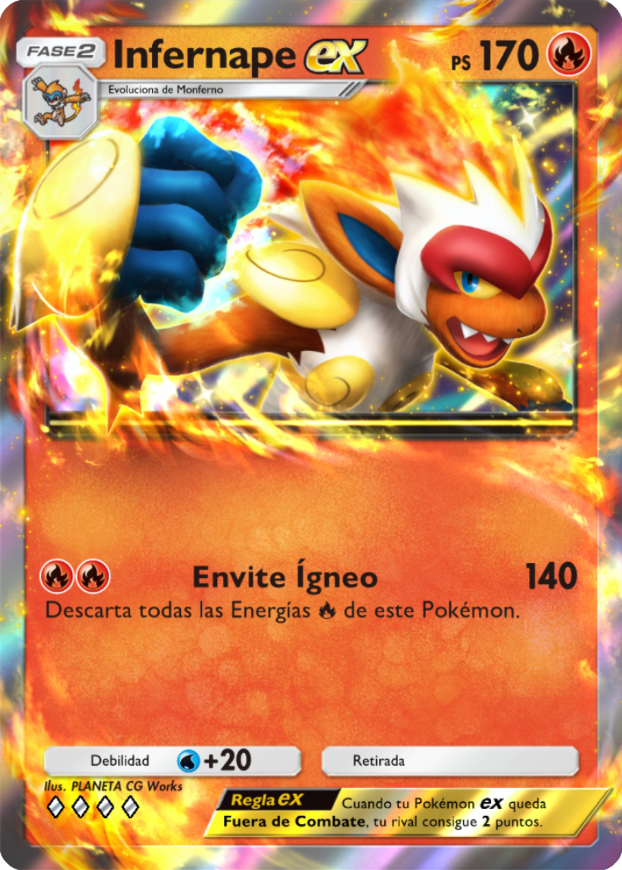 Infernape ex (Pugna Espaciotemporal TCG Pocket) - WikiDex, la ...