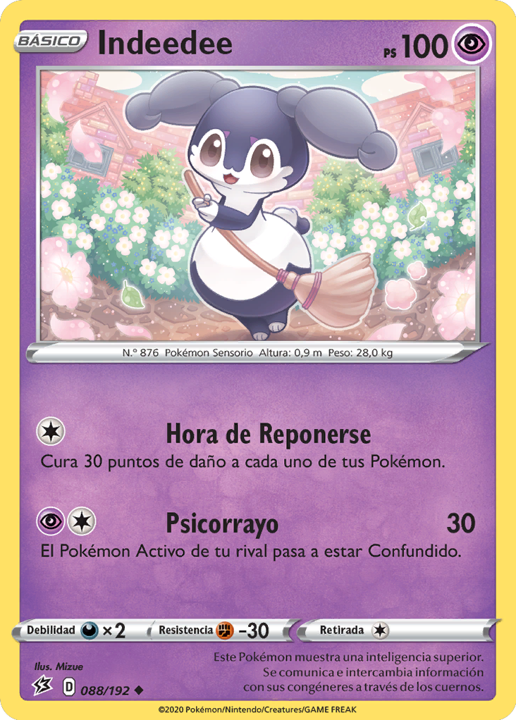 Indeedee (Choque Rebelde TCG) - WikiDex, la enciclopedia Pokémon
