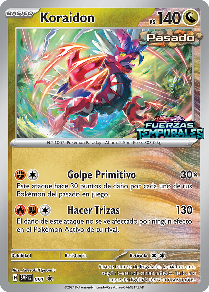 Archivo:Koraidon (SV Promo 91 TCG).png - WikiDex, la enciclopedia Pokémon