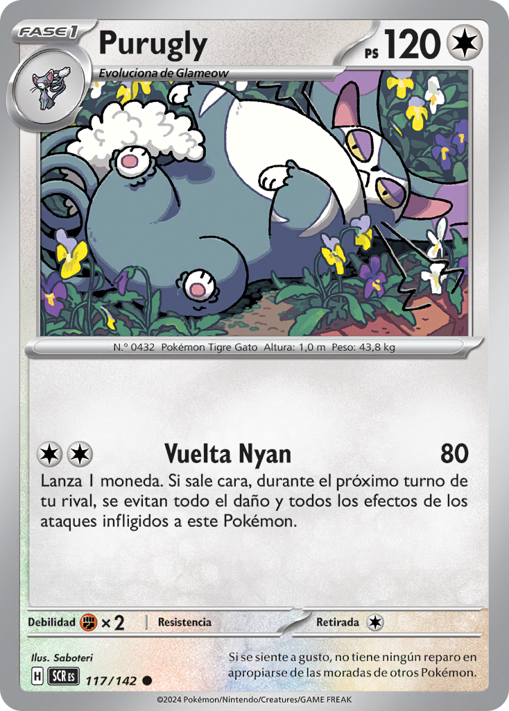 Archivo:Purugly (Corona Astral TCG).png - WikiDex, la enciclopedia Pokémon