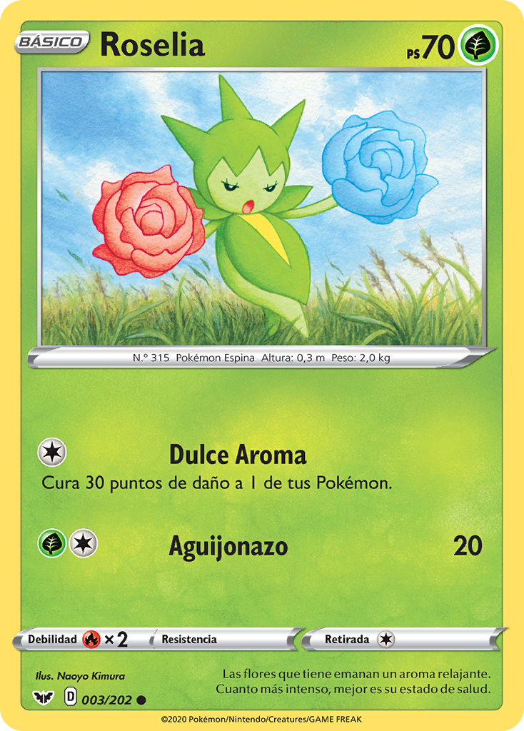Roselia (Espada y Escudo 3 TCG) - WikiDex, la enciclopedia Pokémon