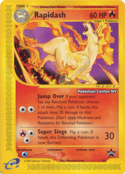 Rapidash (WoTC Promo TCG) - WikiDex, la enciclopedia Pokémon