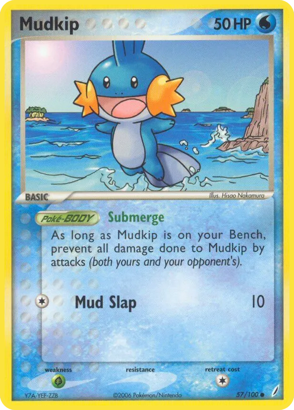Mudkip (Crystal Guardians 57 TCG) - WikiDex, la enciclopedia Pokémon