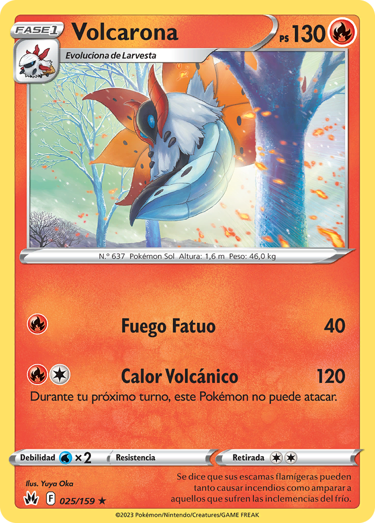 Volcarona (Cenit Supremo TCG) - WikiDex, la enciclopedia Pokémon