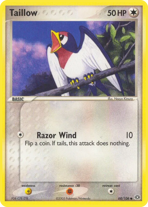 Taillow (Emerald TCG) - WikiDex, la enciclopedia Pokémon