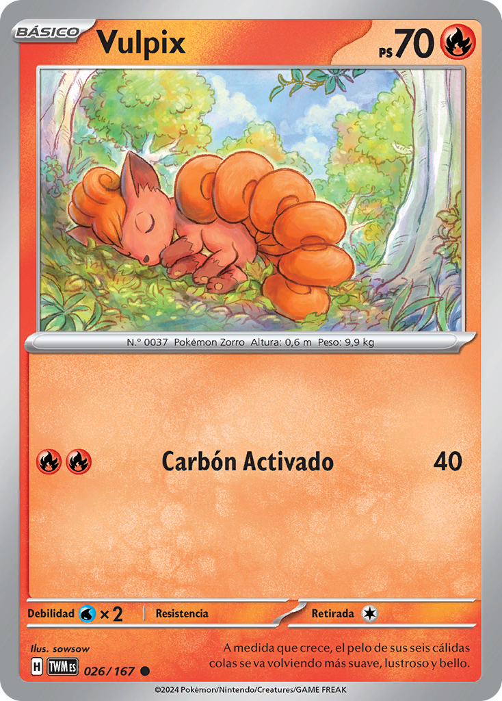 Vulpix (Mascarada Crepuscular TCG) - WikiDex, la enciclopedia Pokémon