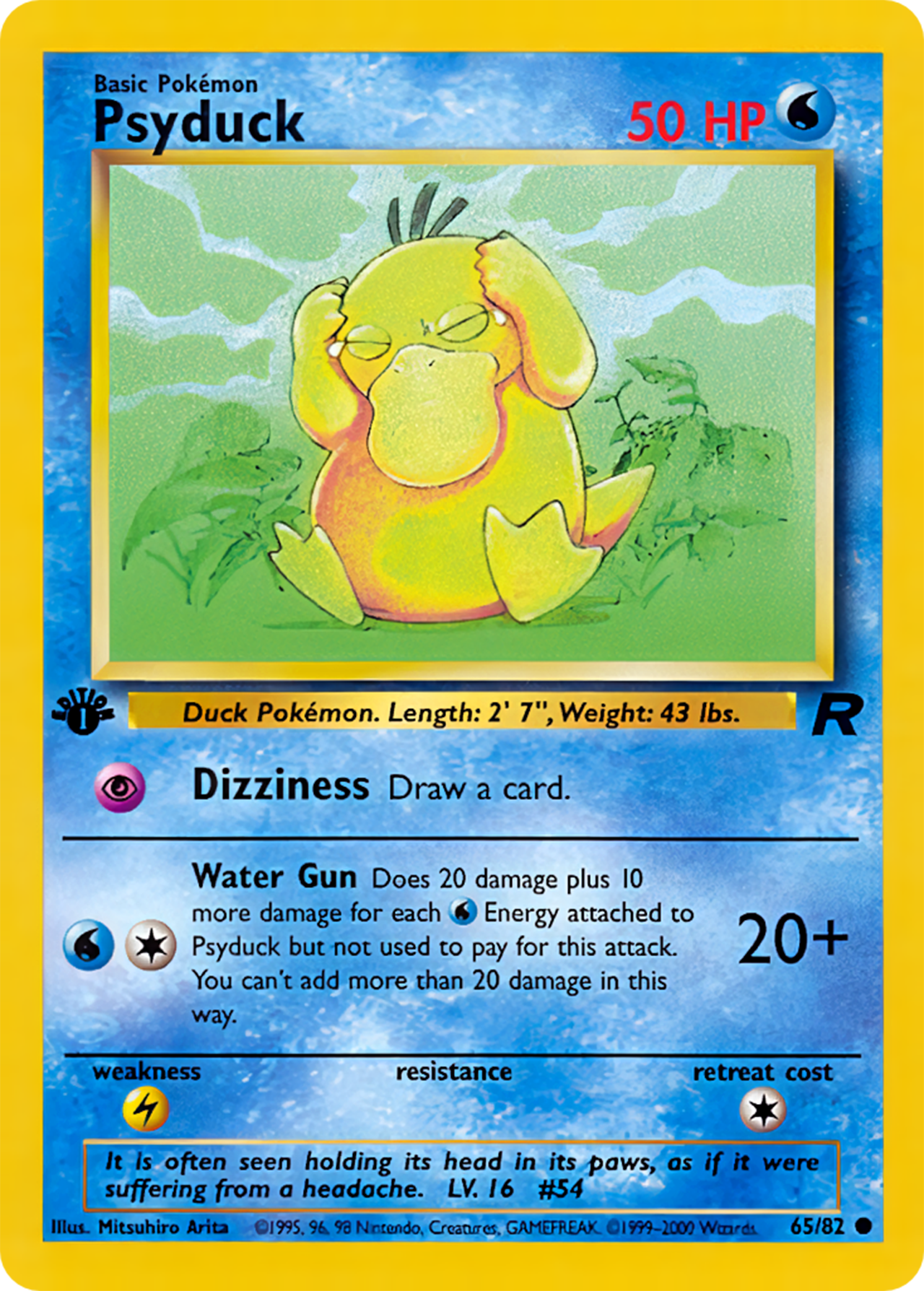 Psyduck (Team Rocket TCG) - WikiDex, la enciclopedia Pokémon