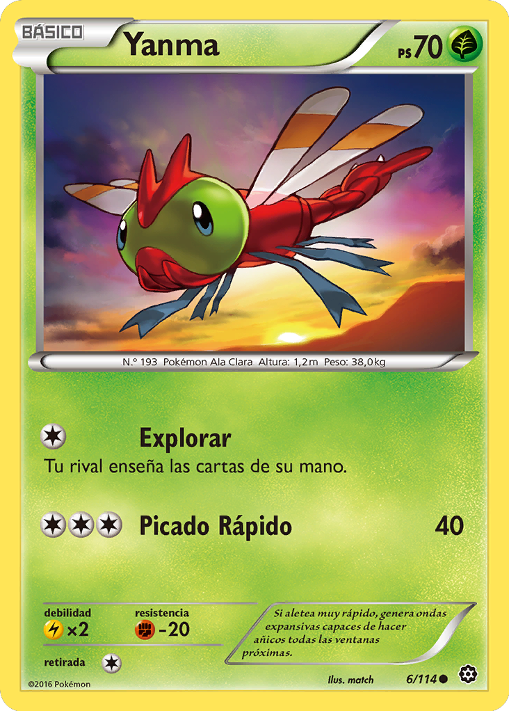 Yanma (Asedio de Vapor TCG) - WikiDex, la enciclopedia Pokémon
