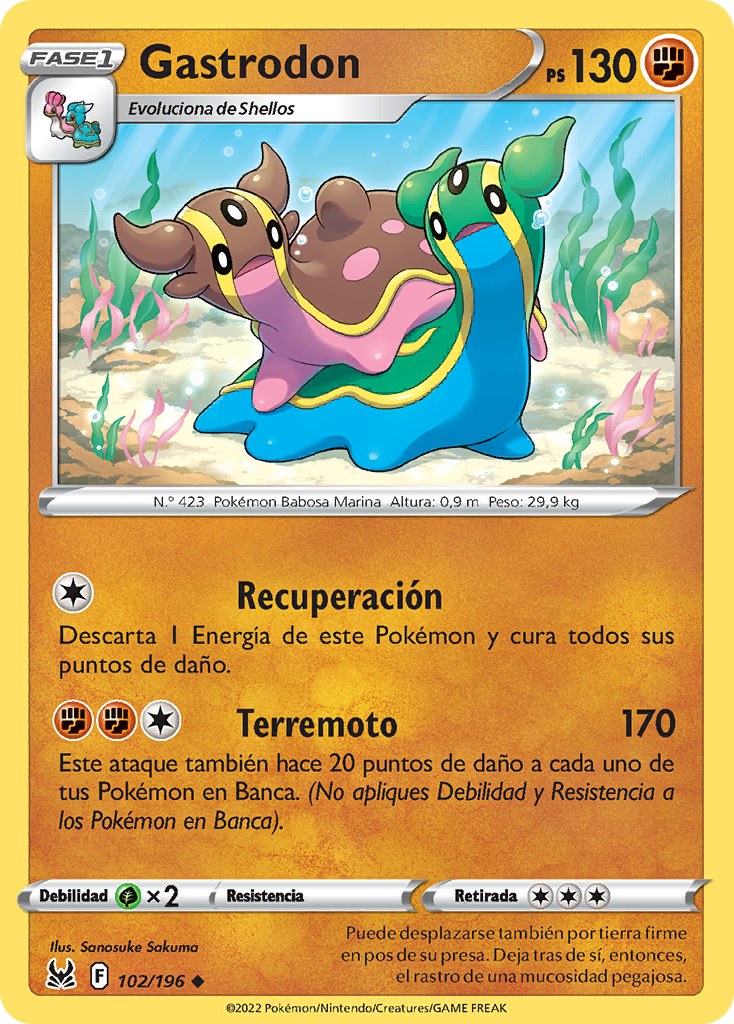 Gastrodon (Origen Perdido TCG) - WikiDex, la enciclopedia Pokémon