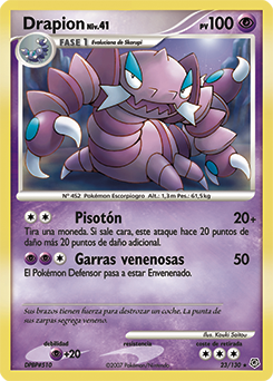 Drapion (Diamante & Perla TCG) - WikiDex, la enciclopedia Pokémon