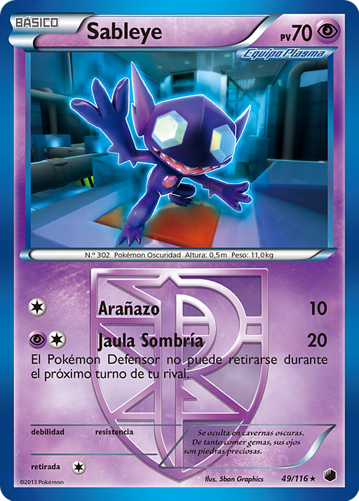 Sableye (Glaciación Plasma TCG) - WikiDex, la enciclopedia Pokémon