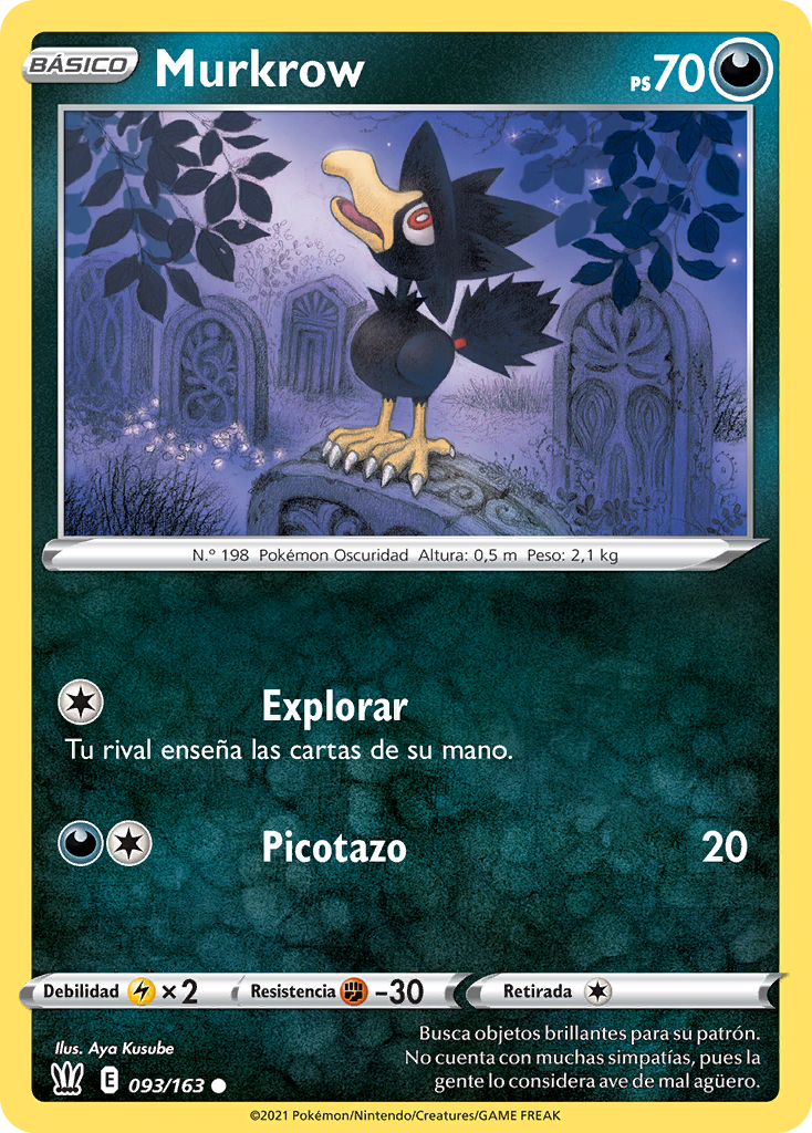 Murkrow (Estilos de Combate TCG) - WikiDex, la enciclopedia Pokémon