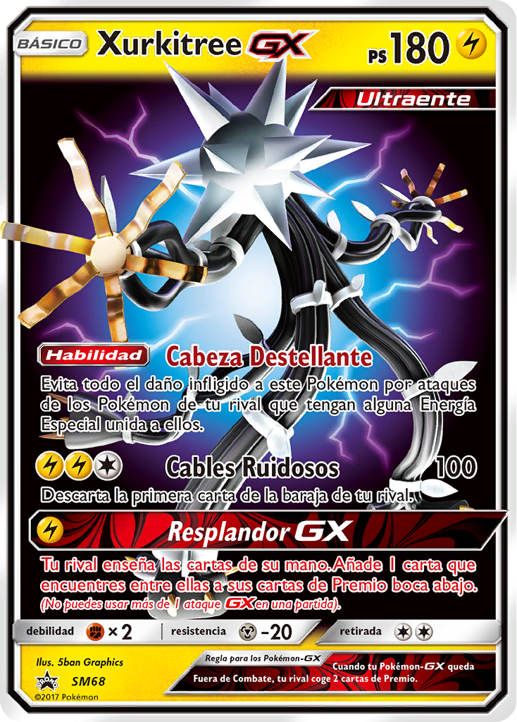 Xurkitree-GX (SM Promo 68 TCG) - WikiDex, la enciclopedia Pokémon