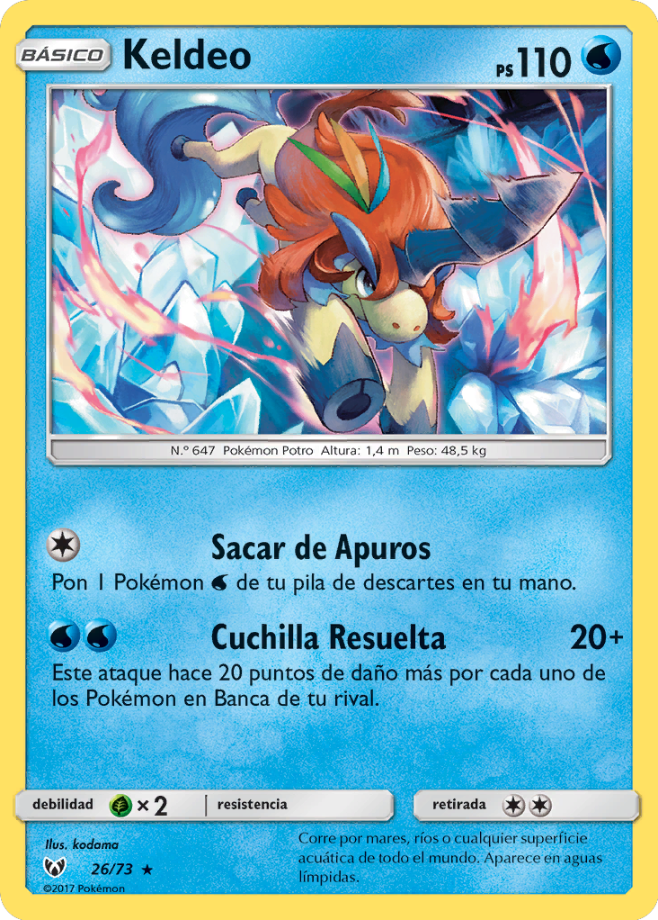 Keldeo (Leyendas Luminosas TCG) - WikiDex, la enciclopedia Pokémon