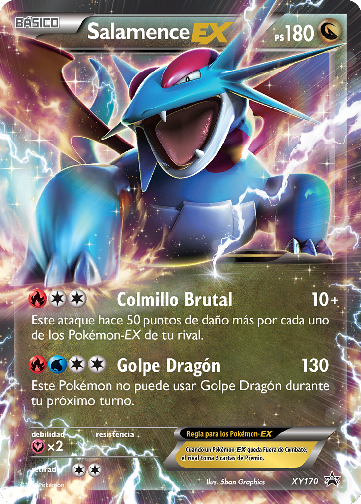 Salamence-EX (XY Promo 170 TCG) - WikiDex, la enciclopedia Pokémon