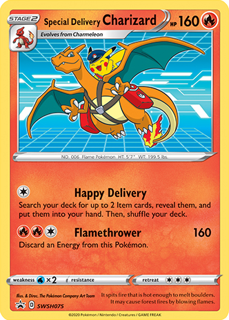 Special Delivery Charizard (SWSH Promo 75 TCG) - WikiDex, la ...