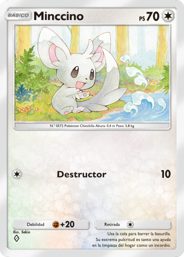 Minccino (Arboleda de Eevee TCG Pocket) - WikiDex, la enciclopedia Pokémon