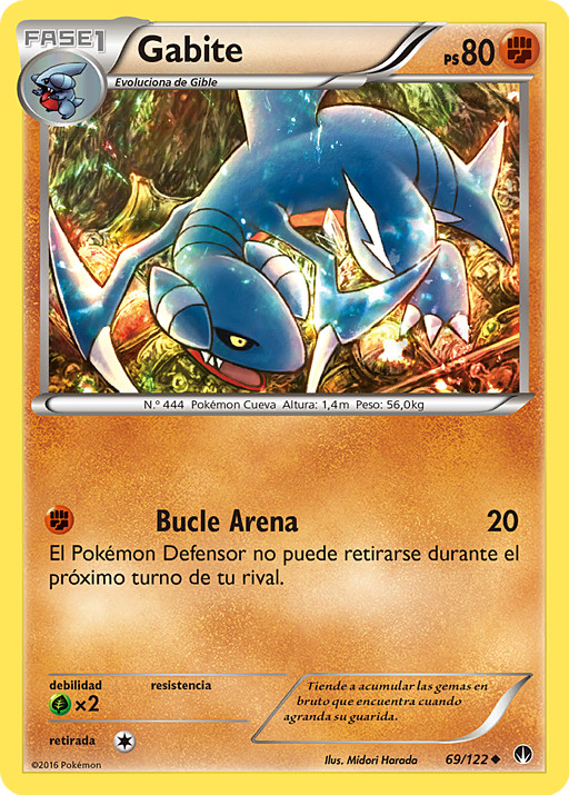 Gabite (TURBOlímite TCG) - WikiDex, la enciclopedia Pokémon