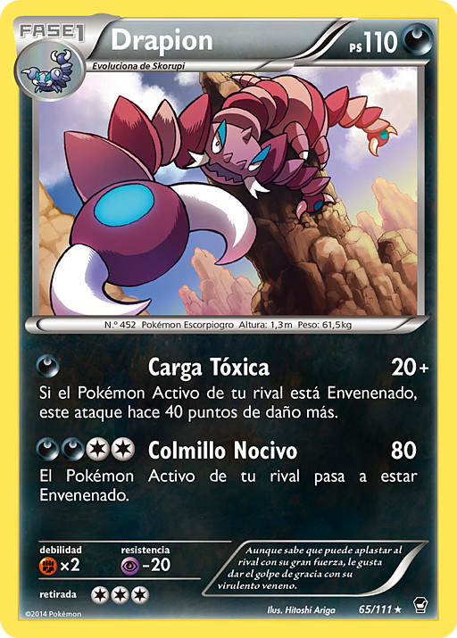 Drapion (Puños Furiosos TCG) - WikiDex, la enciclopedia Pokémon