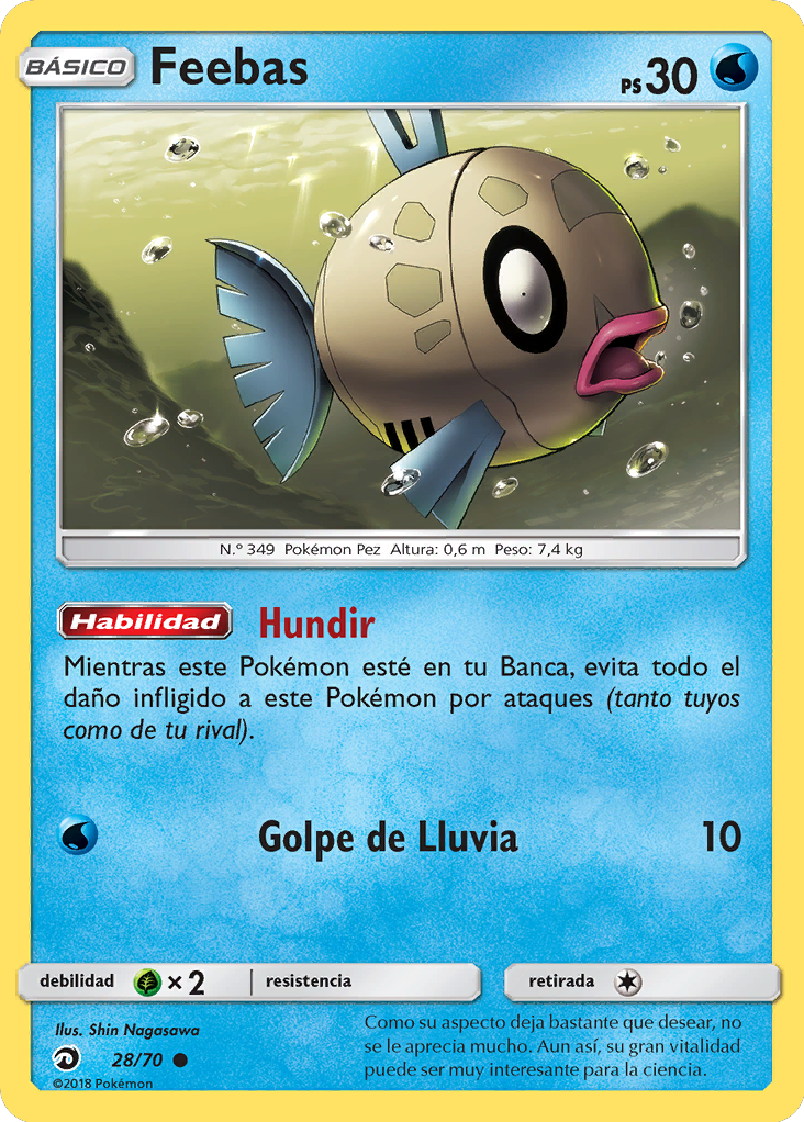 Feebas (Majestad de Dragones TCG) - WikiDex, la enciclopedia Pokémon