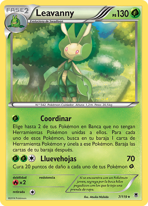 Leavanny (Fuerzas Fantasmales TCG) - WikiDex, la enciclopedia Pokémon