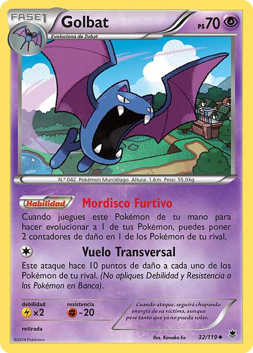 Golbat (Fuerzas Fantasmales TCG) - WikiDex, la enciclopedia Pokémon