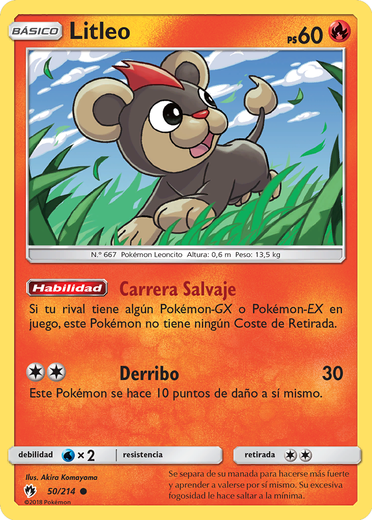 Litleo (Truenos Perdidos TCG) - WikiDex, la enciclopedia Pokémon
