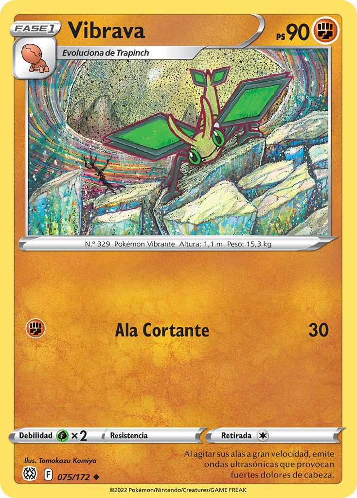 Vibrava (Astros Brillantes TCG) - WikiDex, la enciclopedia Pokémon